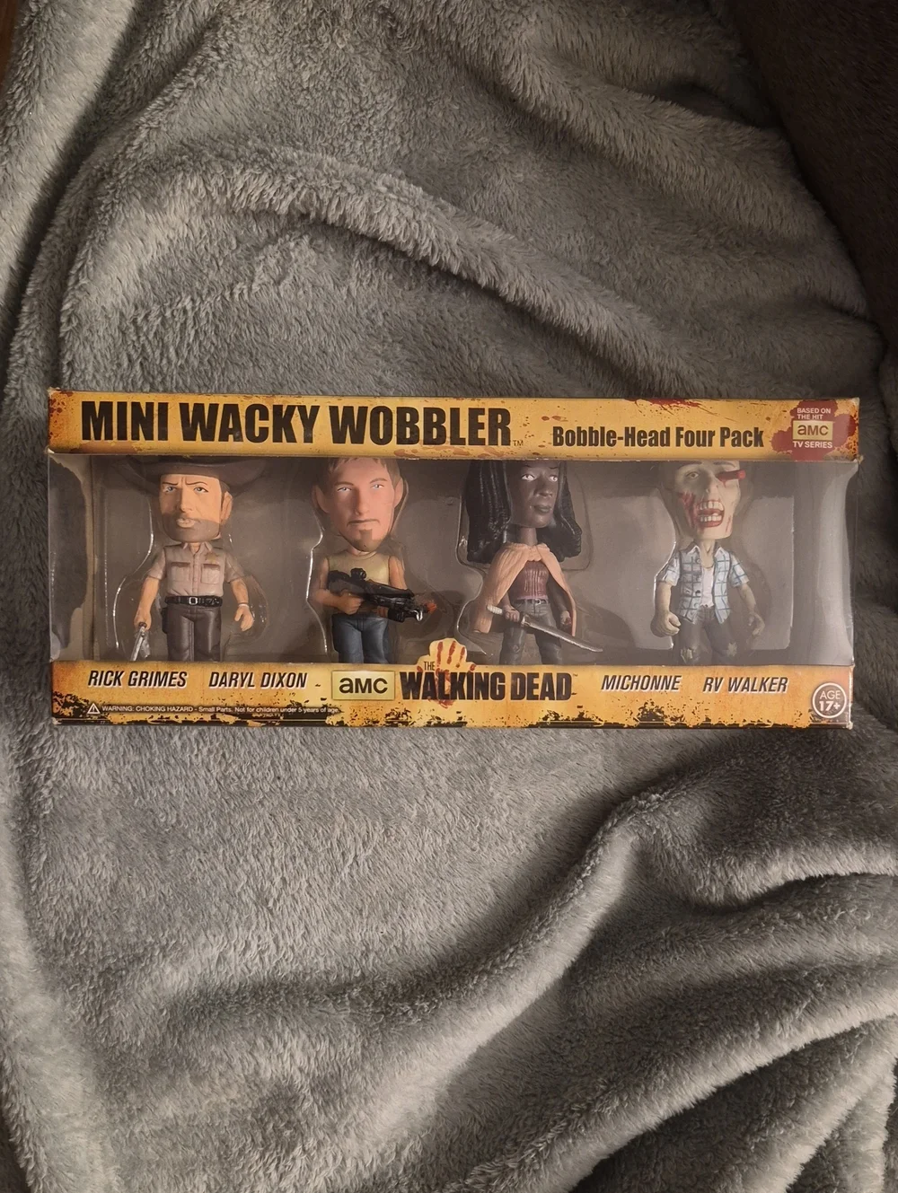 Other | The Walking Dead Mini Wacky Wobbler Bobblehead Four Pack | Poshmark